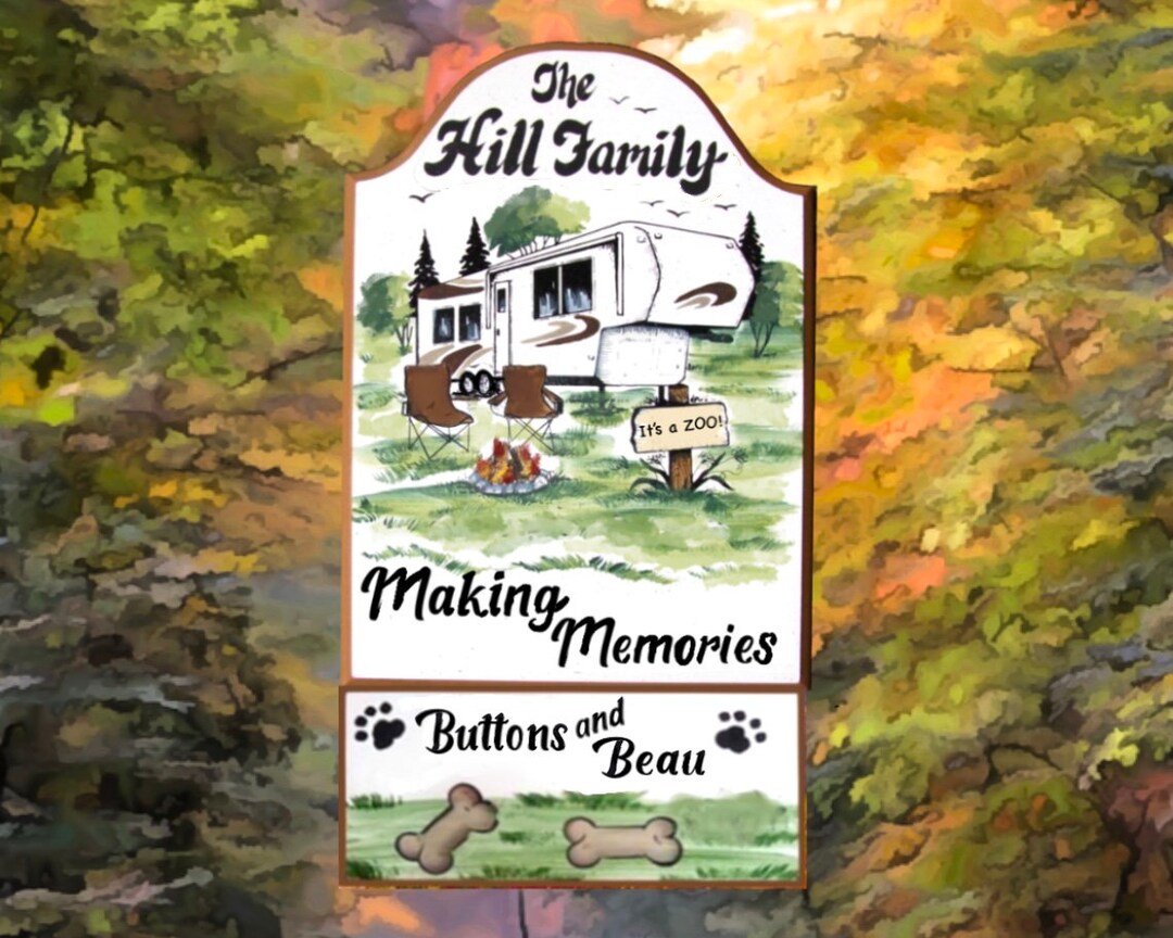 FIFTH WHEEL Sign. -your Colors Hand Painted and Lettered - Etsy