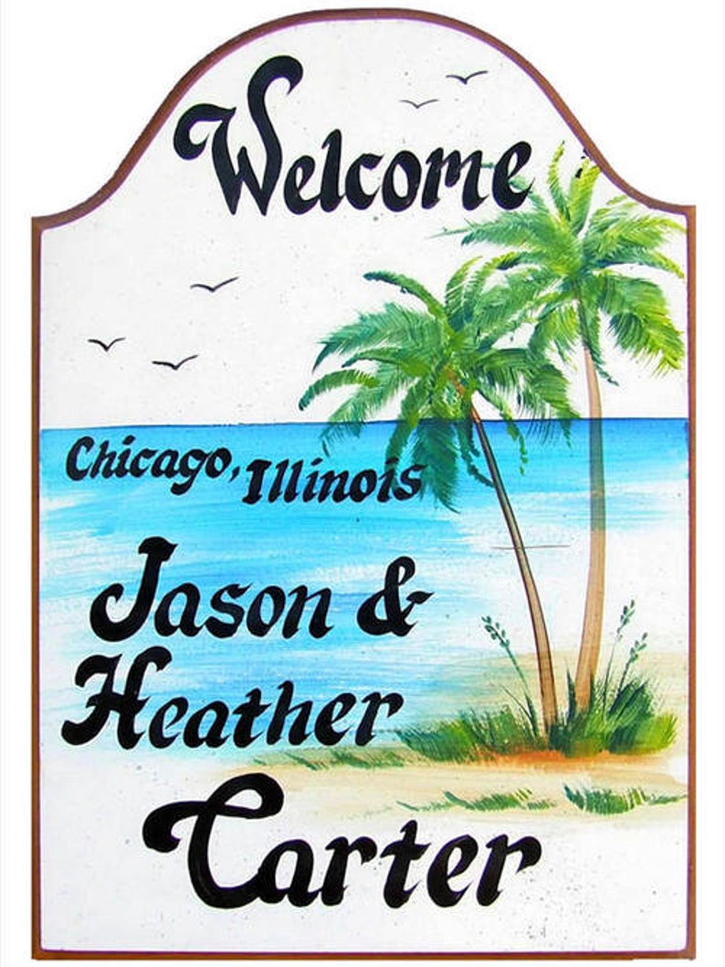 PALM TREE Signs-florida Signs-tropical Signs-outdoor Tropical - Etsy