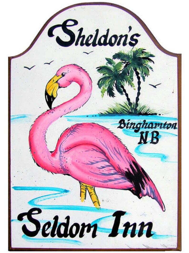FLAMINGO Signs Outdoor SIGNS Waterproof-welcome Signs | Etsy