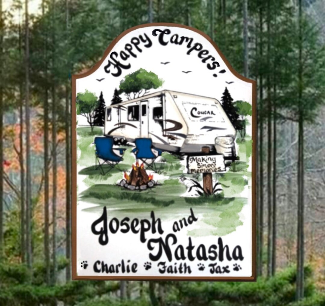 TRAVEL TRAILER Signs-weatherproof-personalized-camper Signs - Etsy