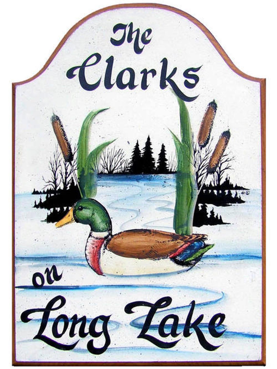 Lake Signs-personalized-weatherproof-duck Signs - Etsy