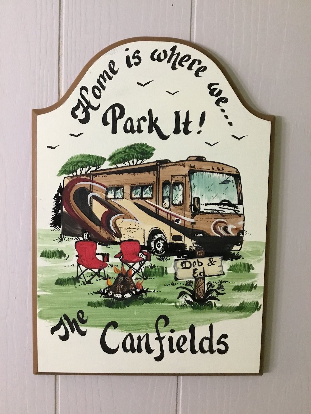 CAMPSITE SIGNS-RV Signs Motorhome Signs-class A Sign - Etsy