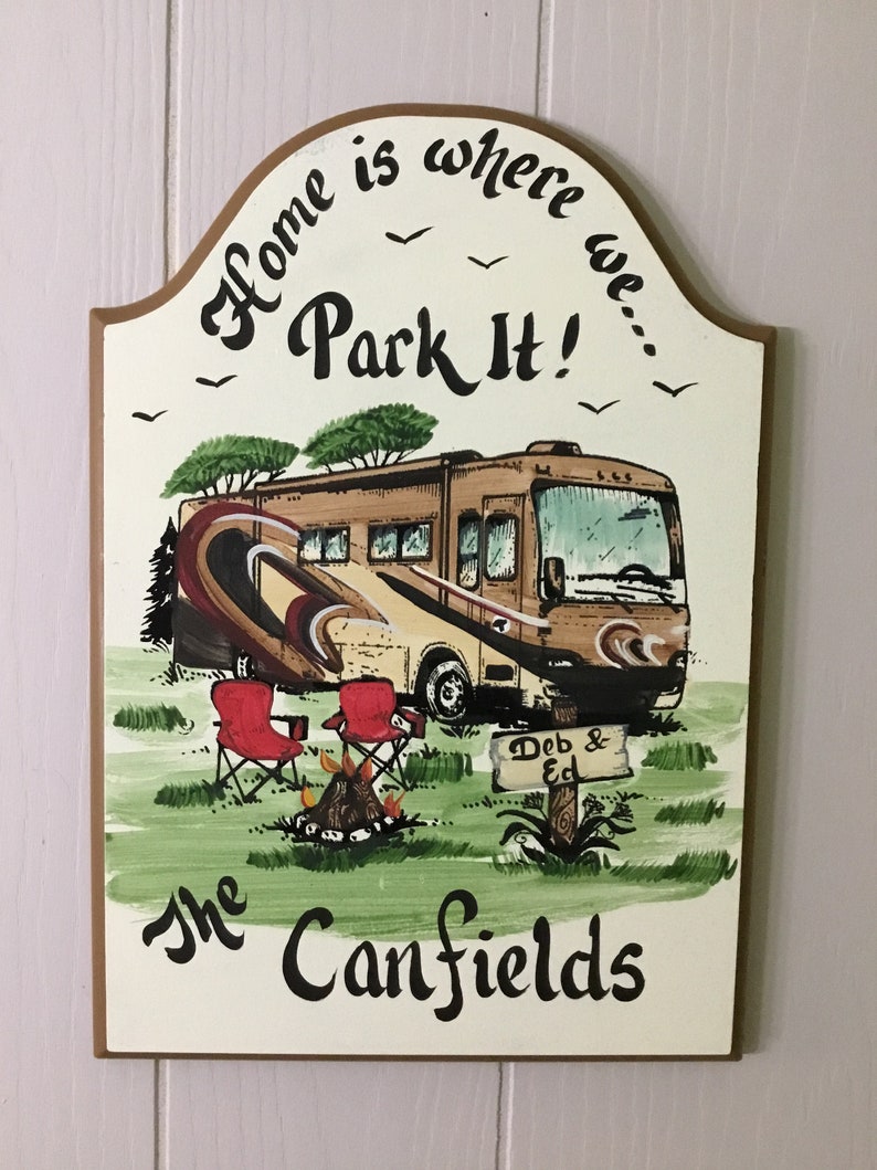 CAMPSITE SIGNS-RV Signs Motorhome Signs-class A Sign | Etsy
