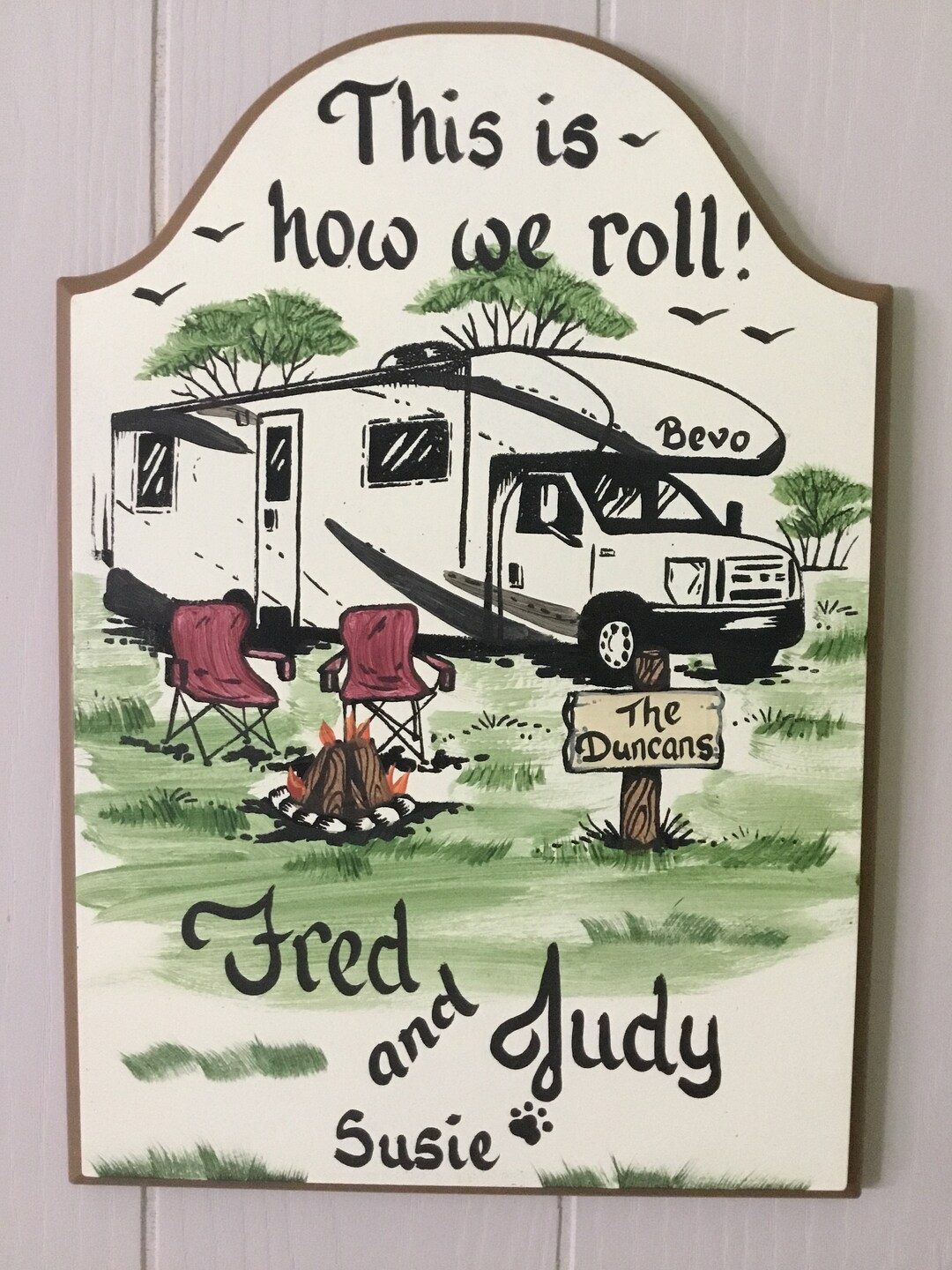 PERSONALIZED RV Signs,rv Signs,camping Gifts,camping Decor,class C ...