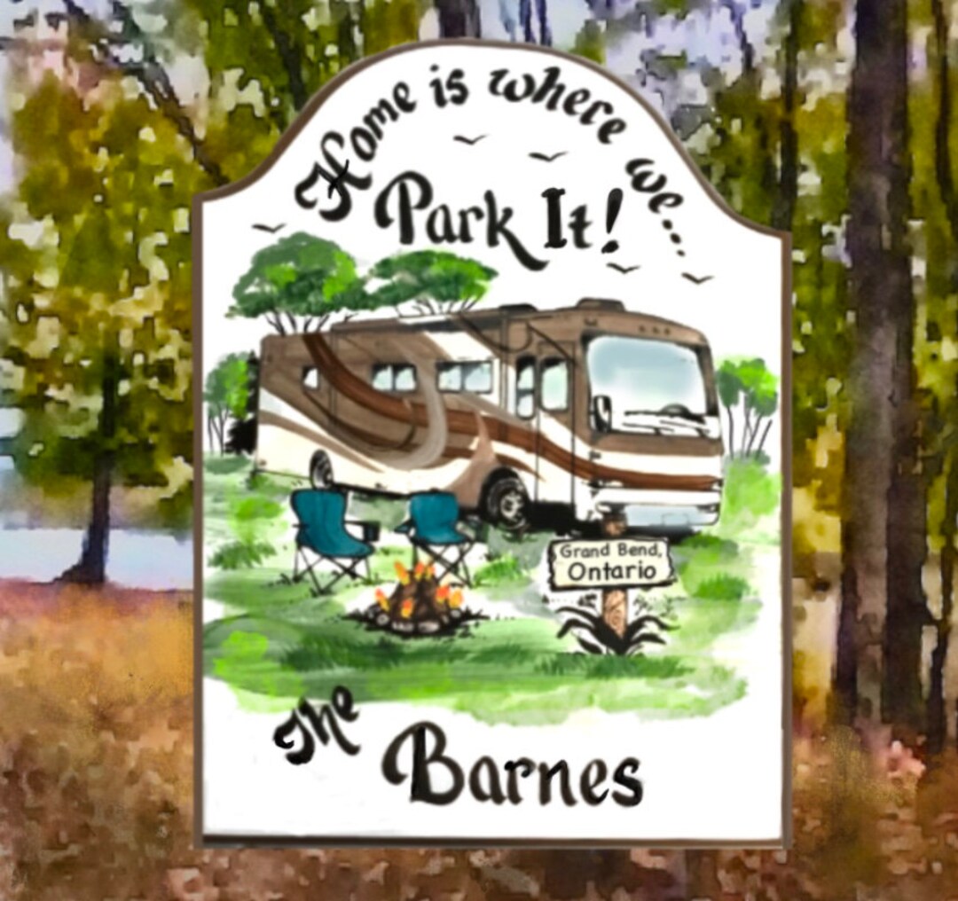 RV CAMPSITE Signs,rv Signs, Motorhome Signs,motorhome Decor - Etsy