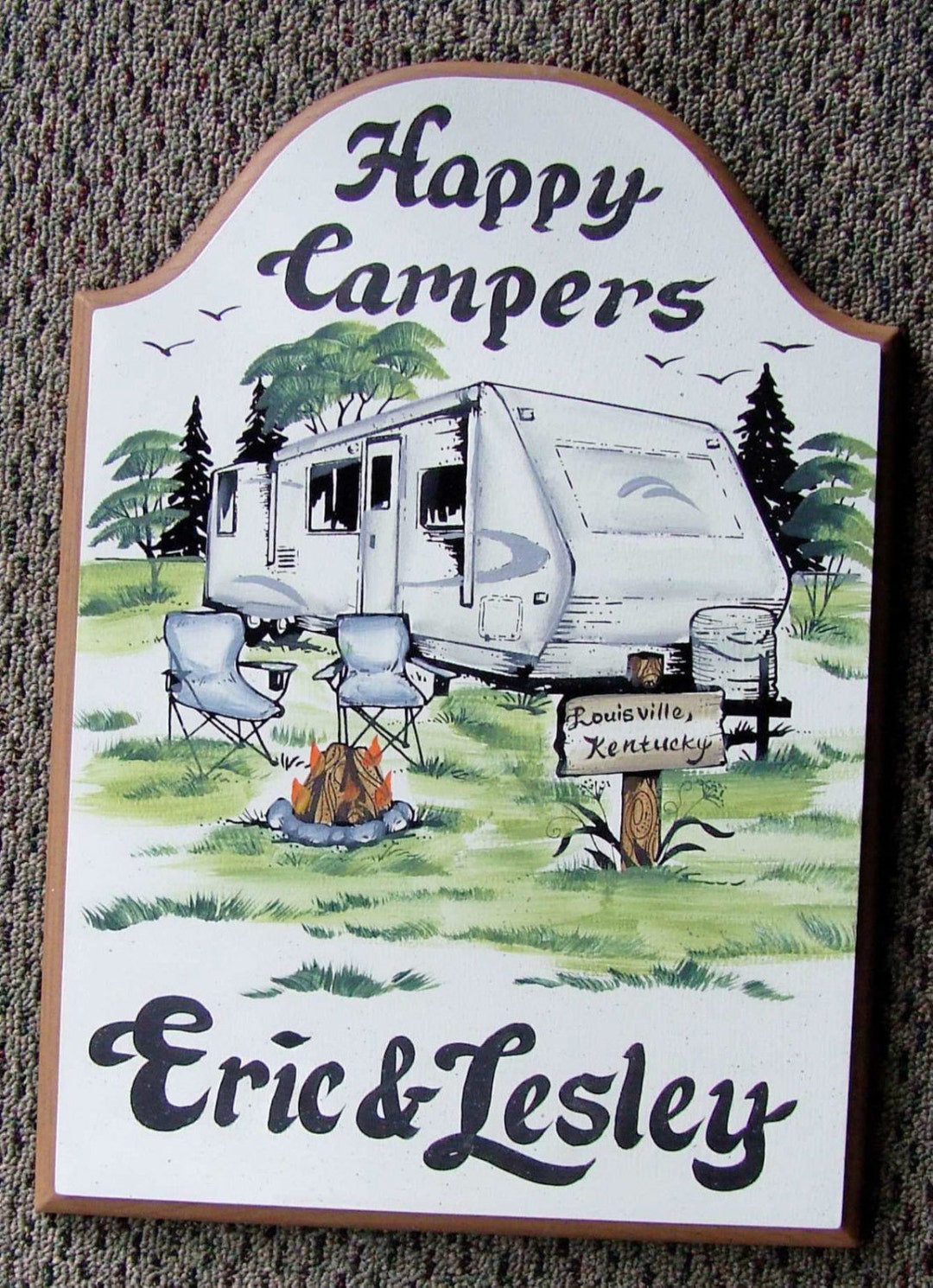 Campsite Sign-travel Trailer Signs camper Decor-rv - Etsy