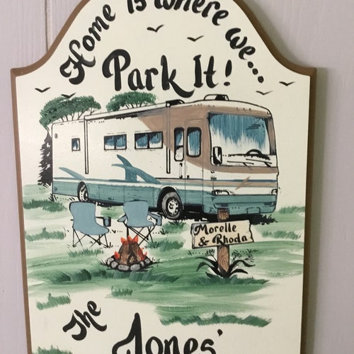 CLASS A-RV Signs-happy Camper Signs - Etsy