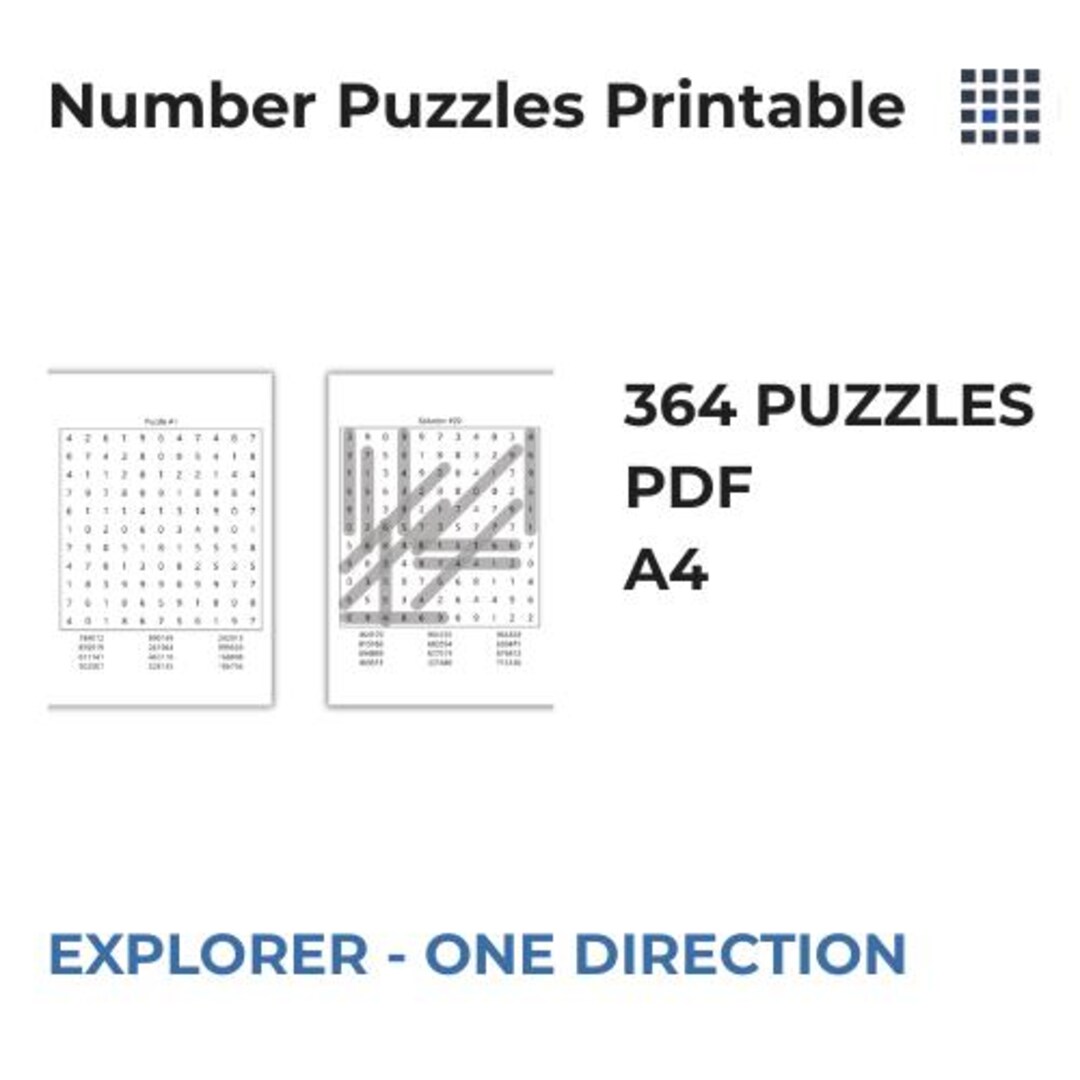 Number Puzzles Worksheets – Explorer Level Printable for Reasoning ...