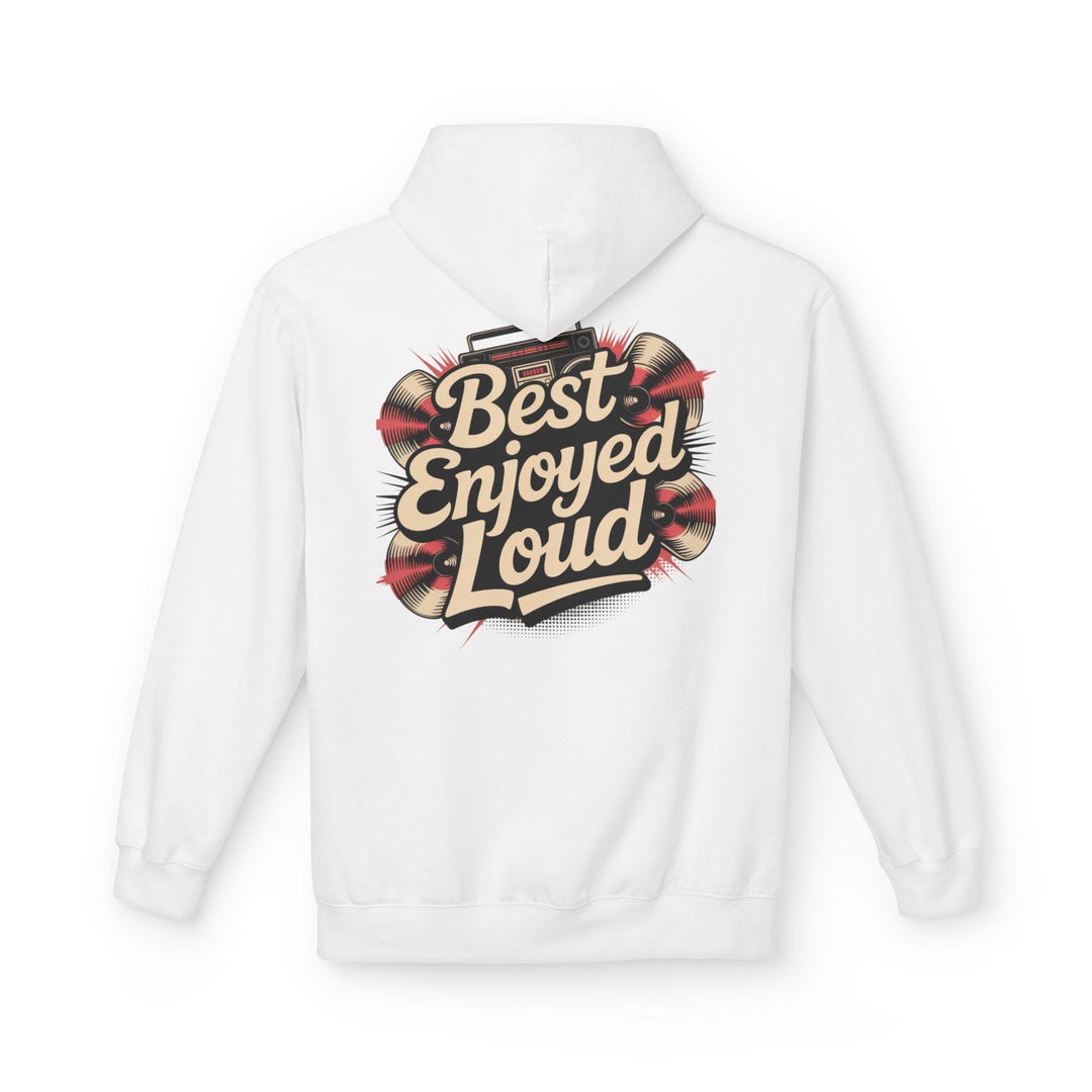 Hoodie Best Enjoyed Loud Retro Graphic Pullover - Etsy