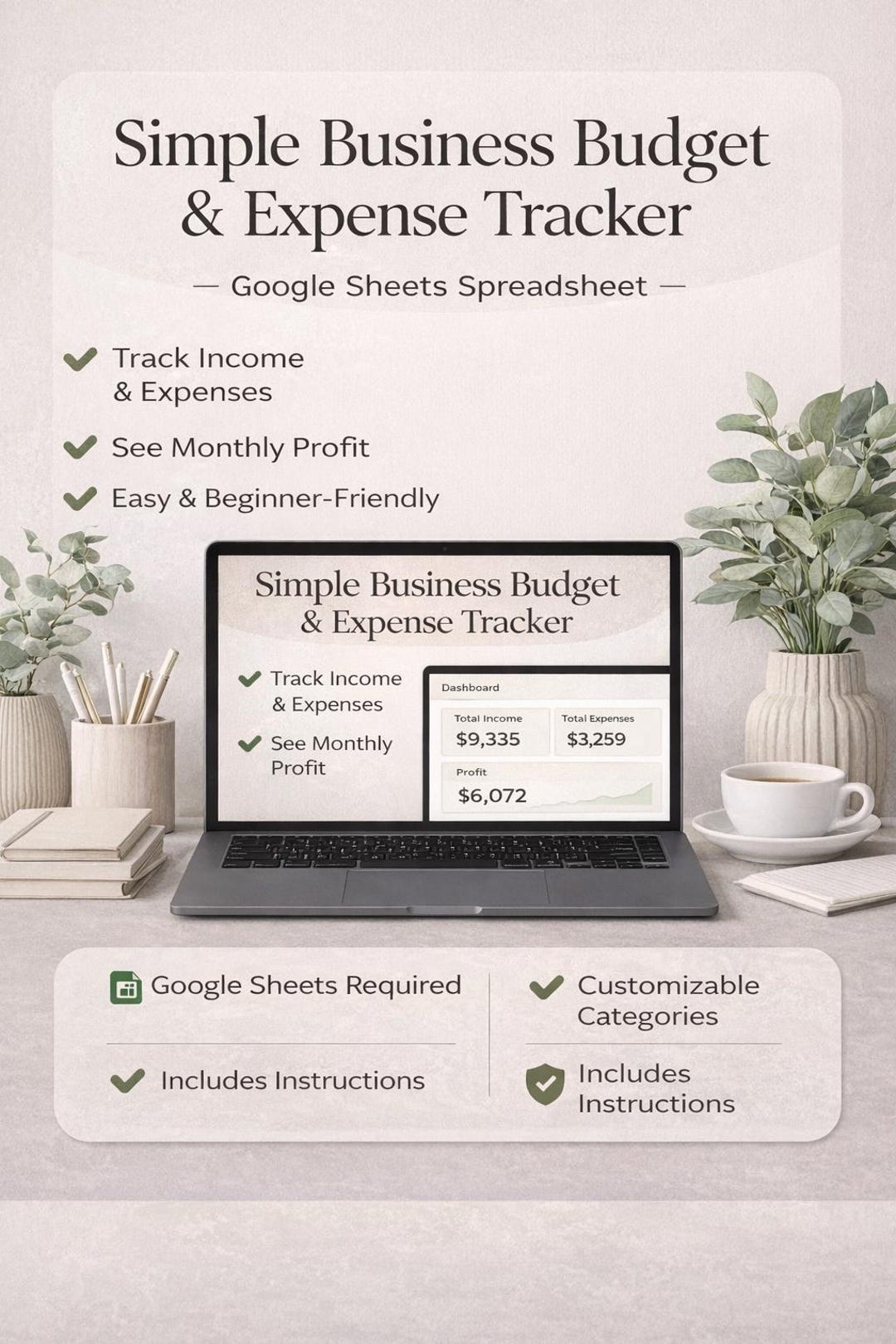 Invoice and Payment Tracker | Google Sheets Spreadsheet | Small ...