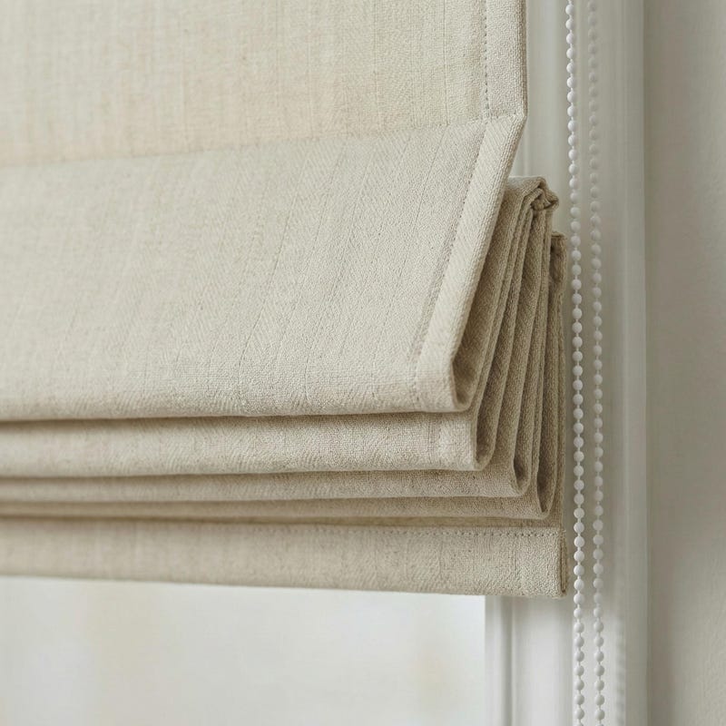 Oatmeal Roman Shades - Etsy