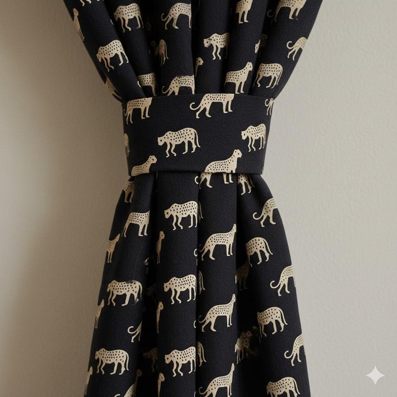 Cheetah Blackout Curtains - Etsy