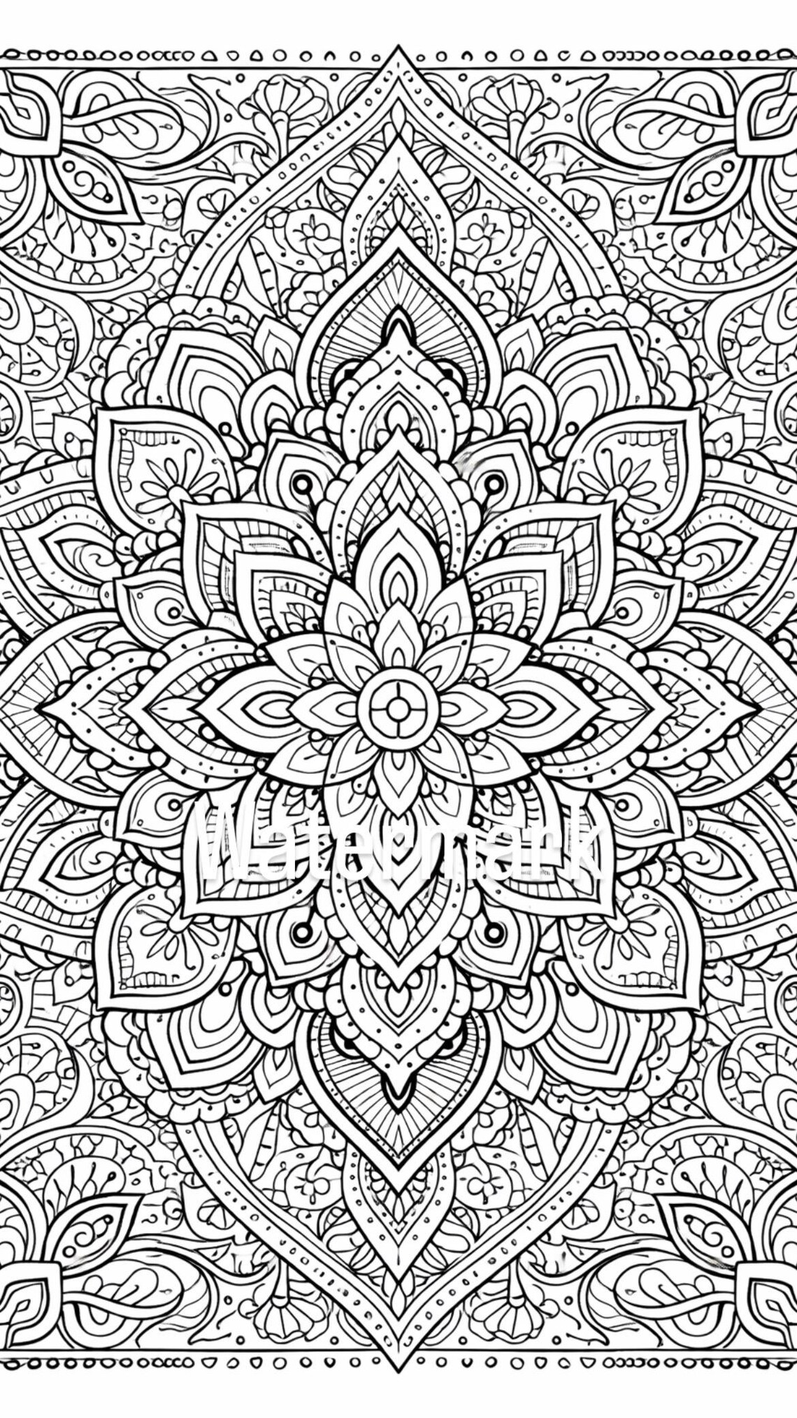 Mindfulness Mandala Coloring Pages – Stress Relief Art 2 Page ...