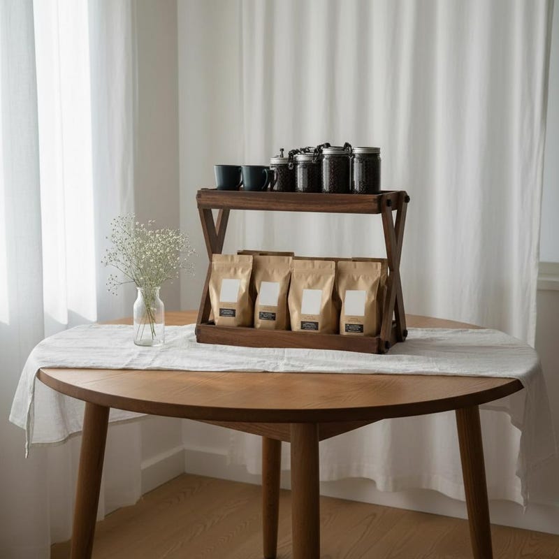 Countertop Coffee Shelf - Etsy