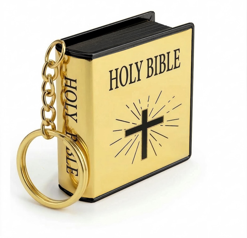 Mini Holy Bible Keychain – Faith You Can Carry Anywhere - Etsy