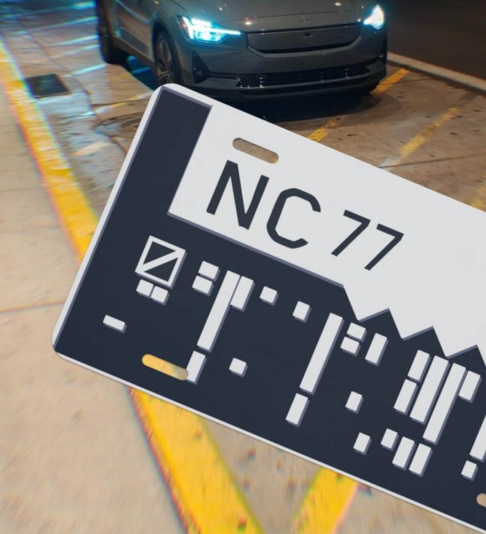 Cyberpunk 2077 License Plate: Night City Gamer Car Decor - Etsy