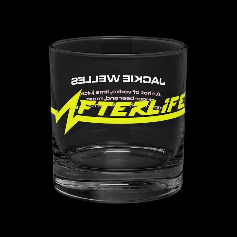 Cyberpunk 2077 Whiskey Glass: Jackie Welles Afterlife Bar Tribute - Etsy
