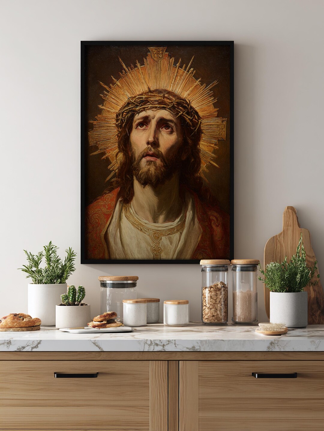 Jesus Christ Digital Download | Renaissance Style Painting | Radiant ...