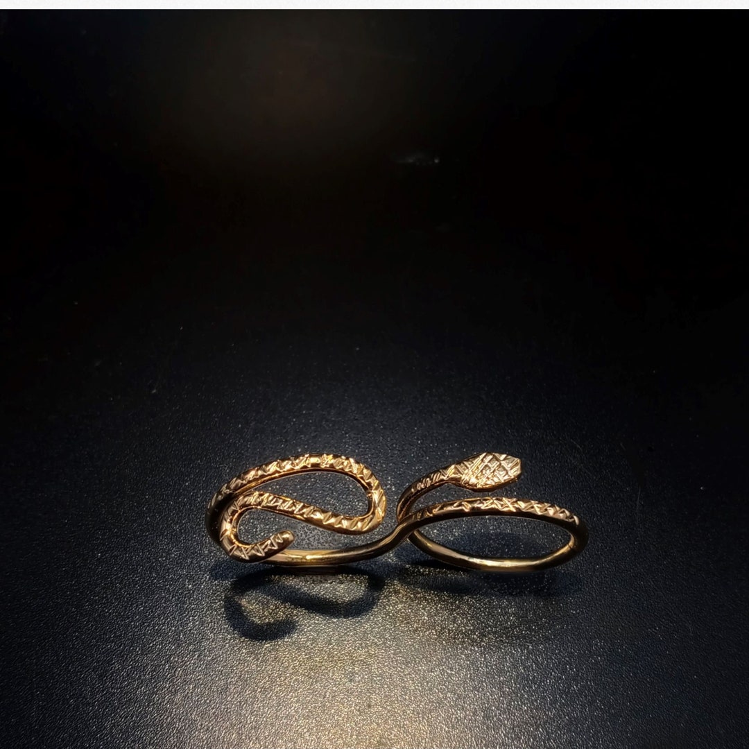 Double Finger Ring Snake - Etsy