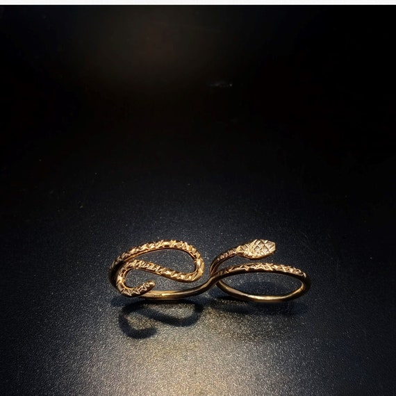 Double Finger Ring Snake - Etsy