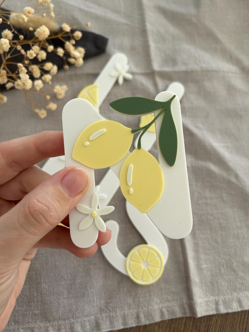 Lemon Nursery Letters - 3D Printed Name Sign Decor 3MF File - Etsy UK