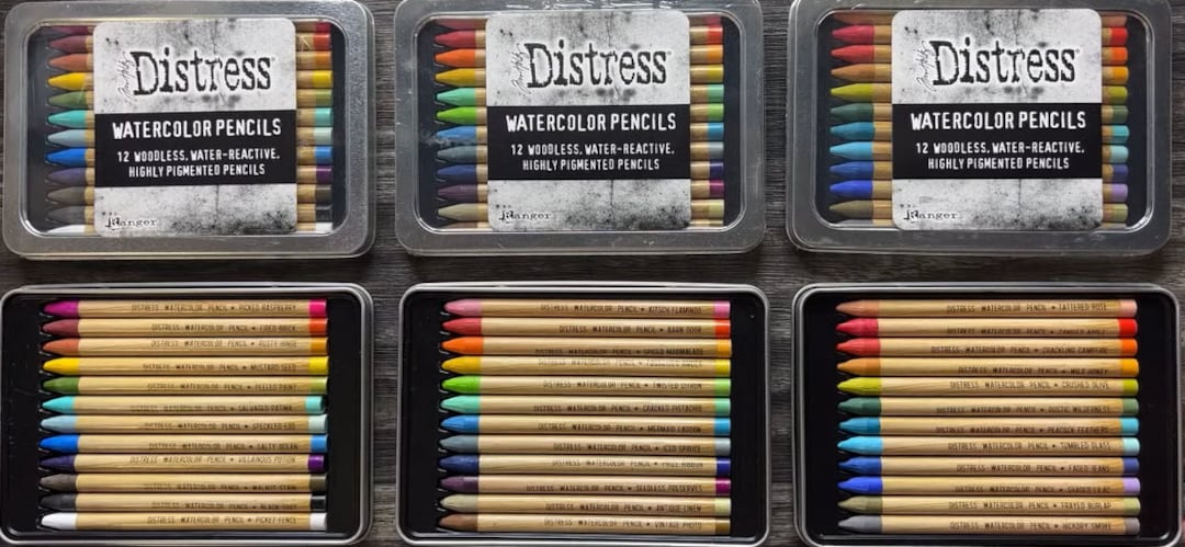 Tim Holtz Distress Watercolor Pencils- CHOOSE COLOR SET - Etsy