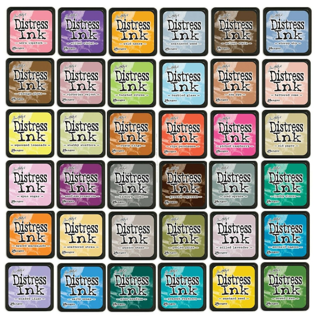 Tim Holtz Distress Ink Pad Colors A-T - Etsy