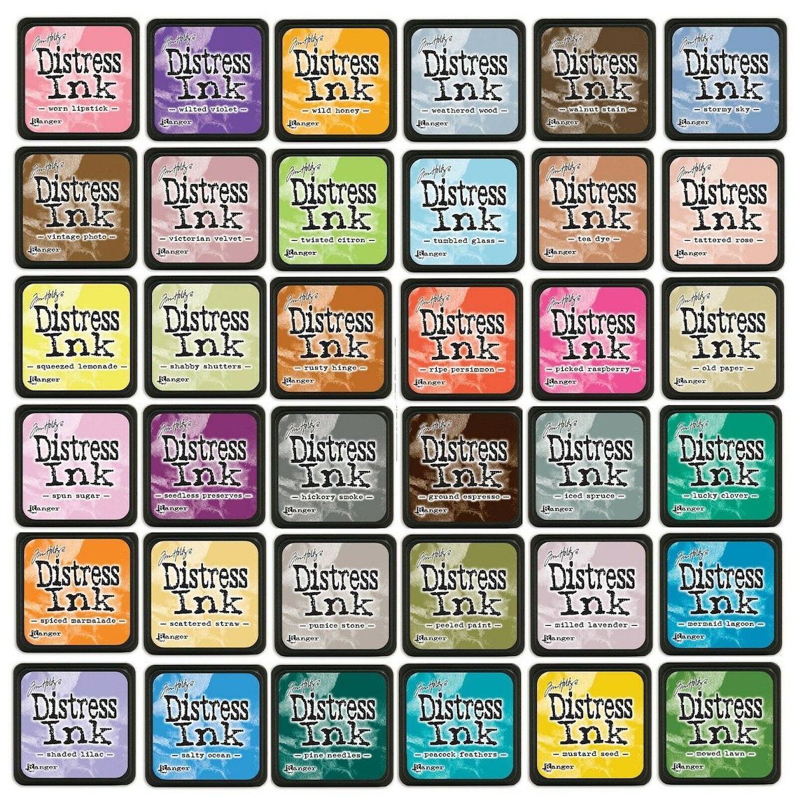Tim Holtz Distress Ink Pad Colors U-W - Etsy