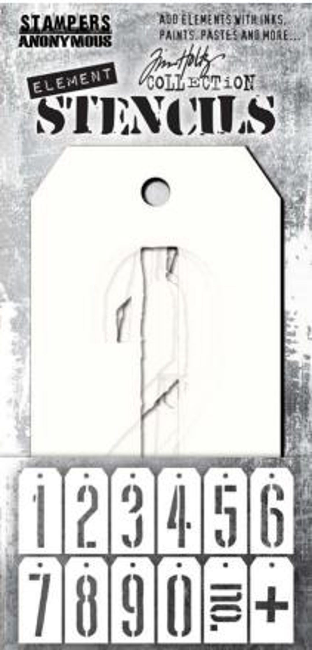 Tim Holtz Mechanical Element Stencil 12 Pk--sku: Thest001 - Etsy