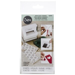 Sizzix Adhesive Sheets 2.5"x4.75" 10/pkg - 663050 - Etsy