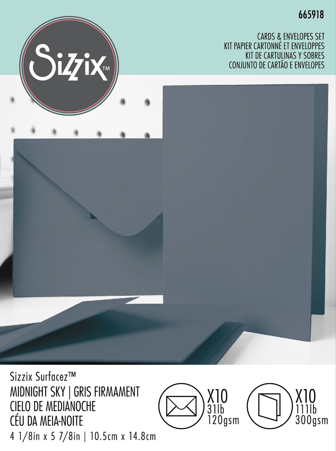 Sizzix Surfacez - Card & Envelope Pack, A6,10PK - YOU CHOOSE COLOR - Etsy