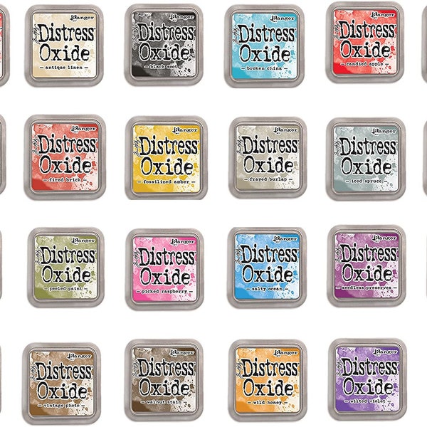Tim Holtz Distress Inks Swatch Chart - Etsy