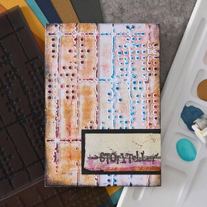 Sizzix Multi-level Embossing Folder Dot Matrix by Seth Apter-666904 - Etsy