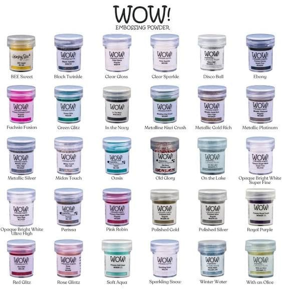 WOW Embossing Powder--you CHOOSE Color - Etsy
