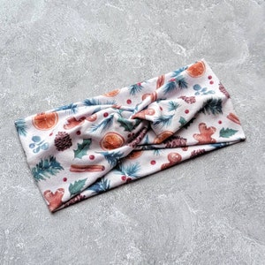 Christmas Gingerbread Headband for Women | Turban Headband | Knot ...