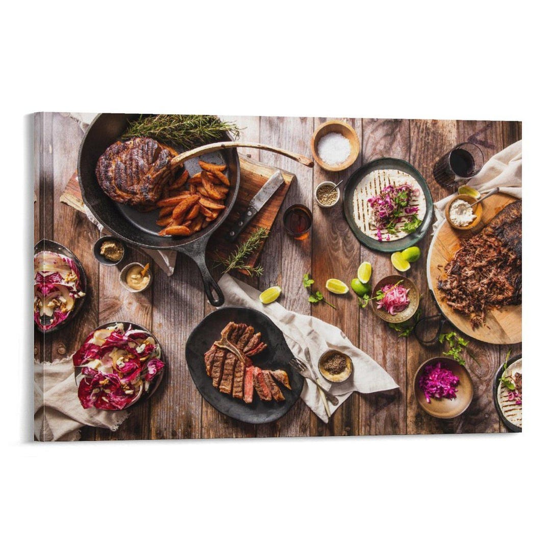 Delicious Parts of Beef Wall Art Poster Picture Print Living Room Walls ...