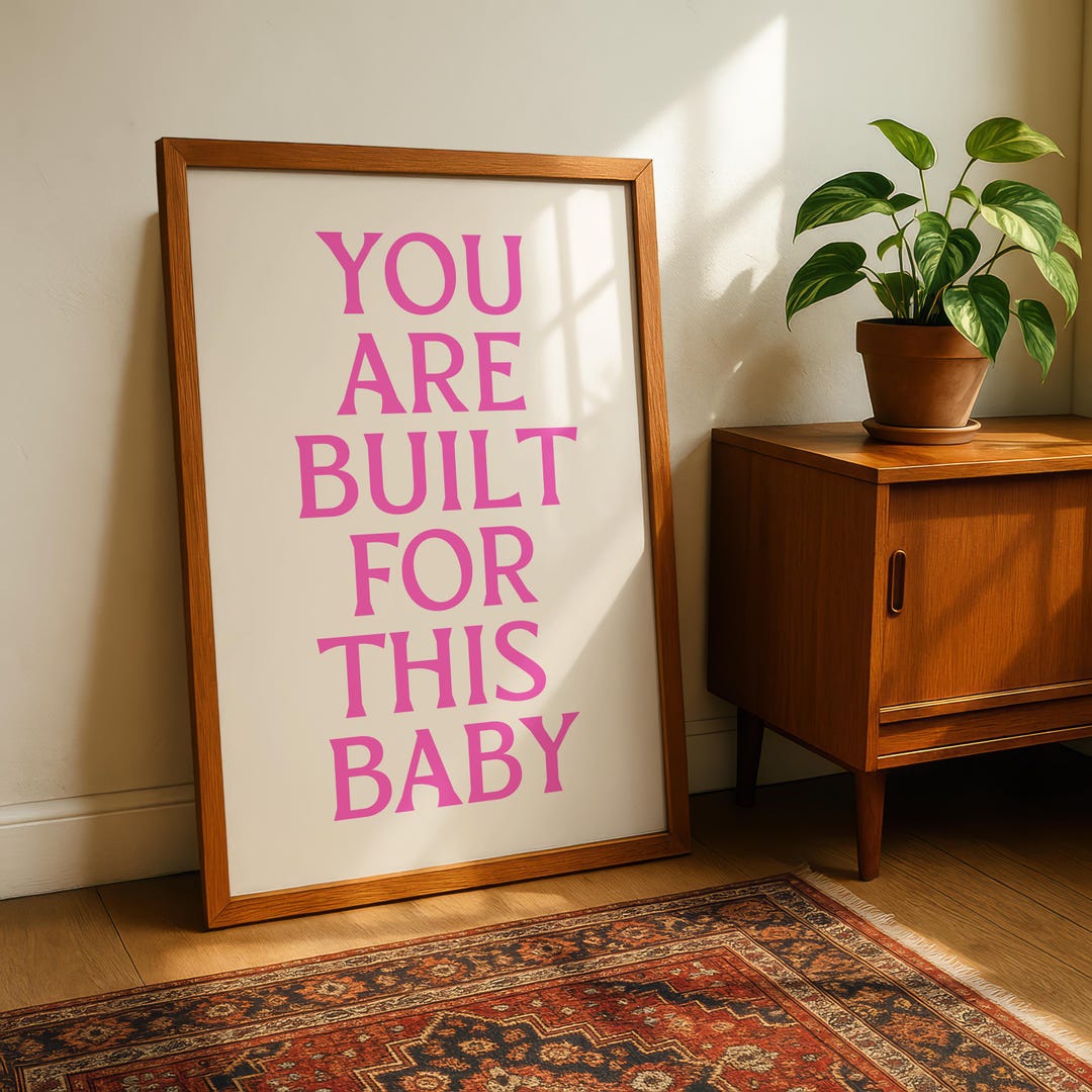 Motivational Wall Art - You Are Built for This Baby - Inspirational ...