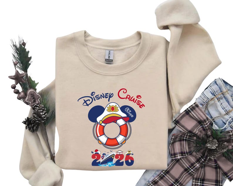 Custom Disney Family Name Cruise Crew 2026 DTF Transfer | Nautical Life ...