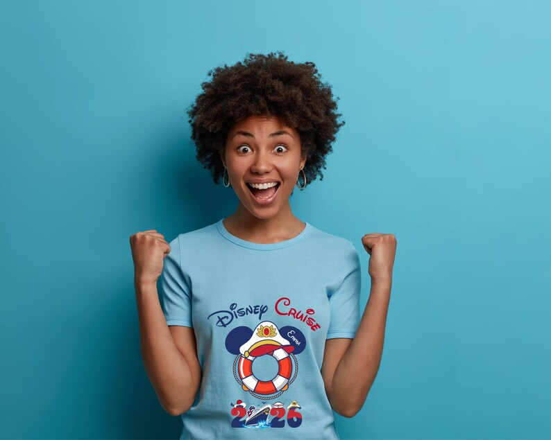 Custom Disney Family Name Cruise Crew 2026 DTF Transfer | Nautical Life ...