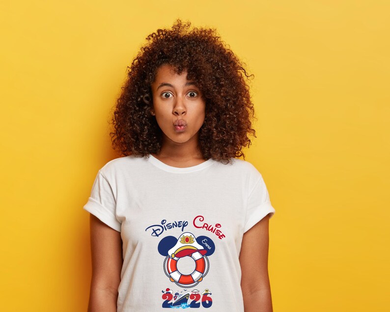 Custom Disney Family Name Cruise Crew 2026 DTF Transfer | Nautical Life ...