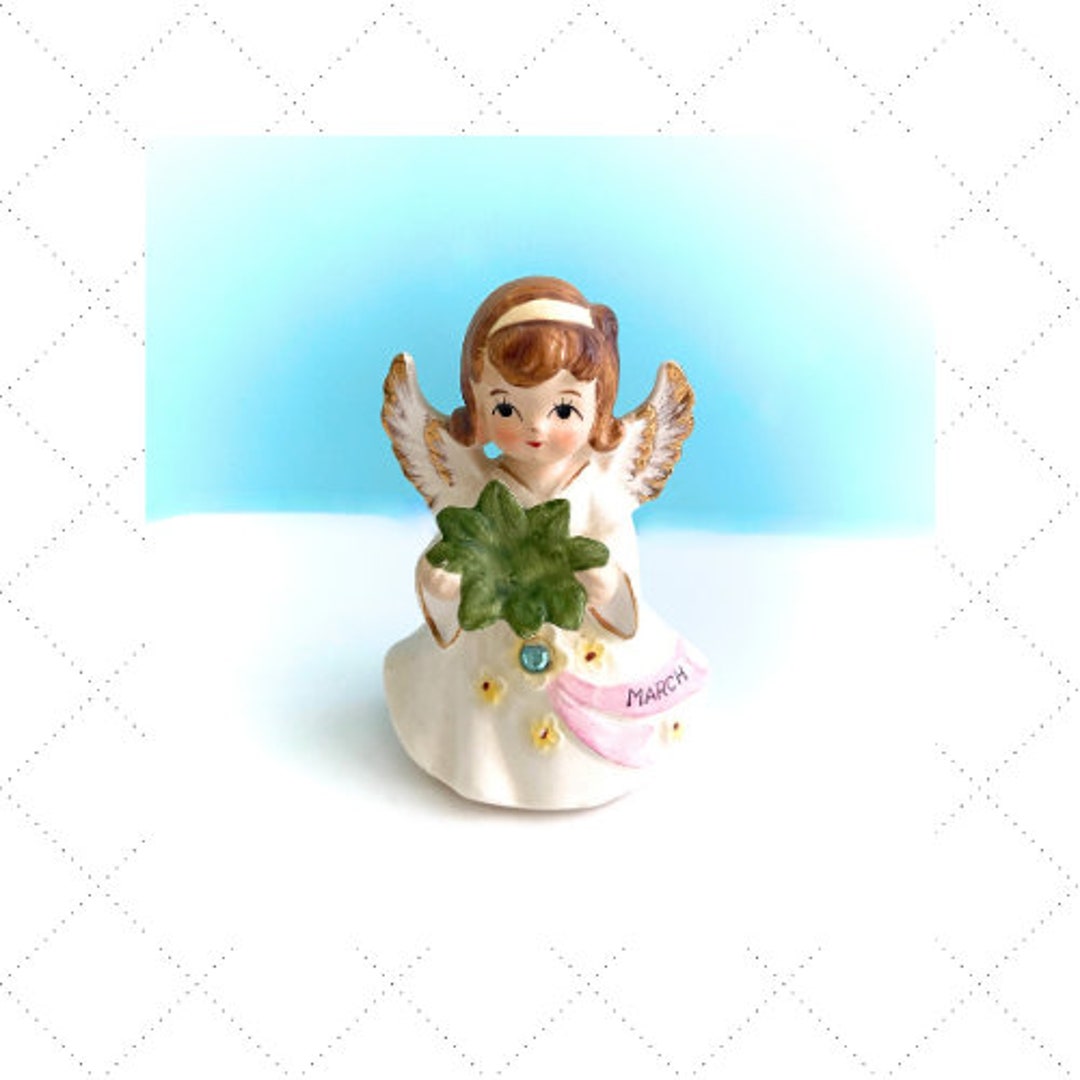 50s Girls MARCH Birthday Angel Figurine LEFTON Made in JAPAN - Etsy