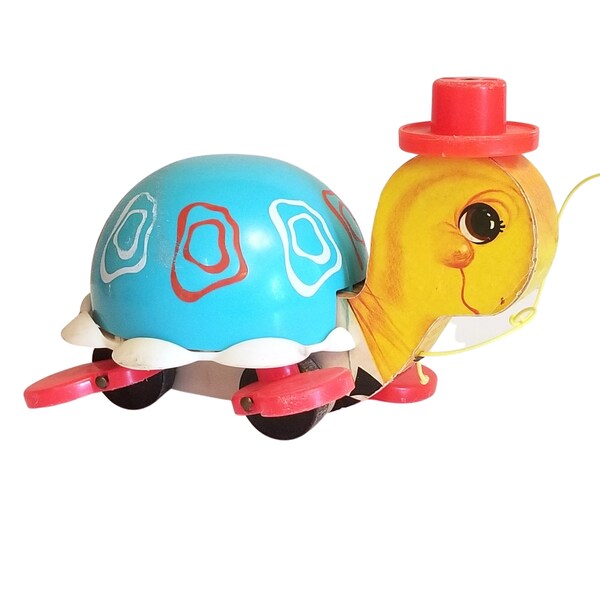 Turtle Pull Toy - Etsy