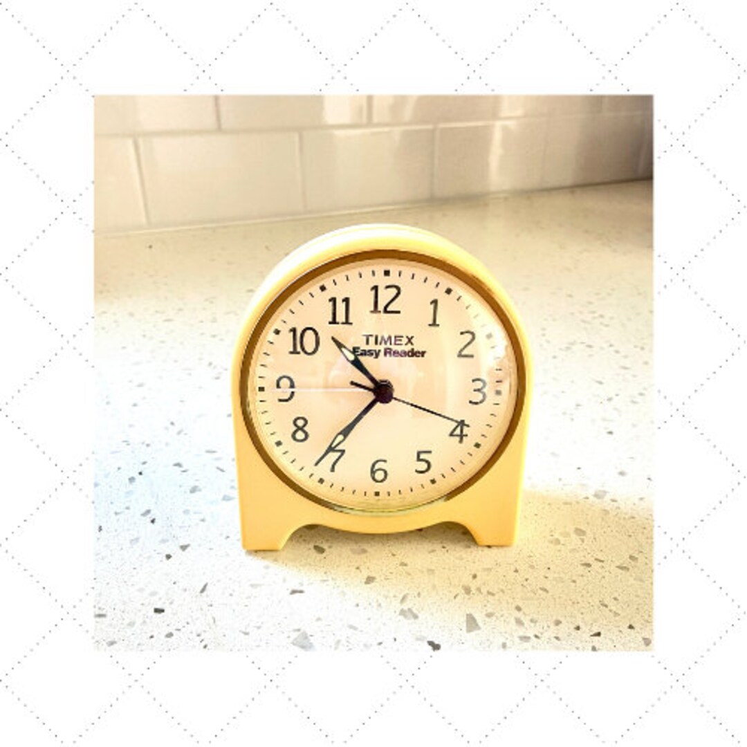Vintage TIMEX Easy Reader Clock Battery Operated Keeps - Etsy