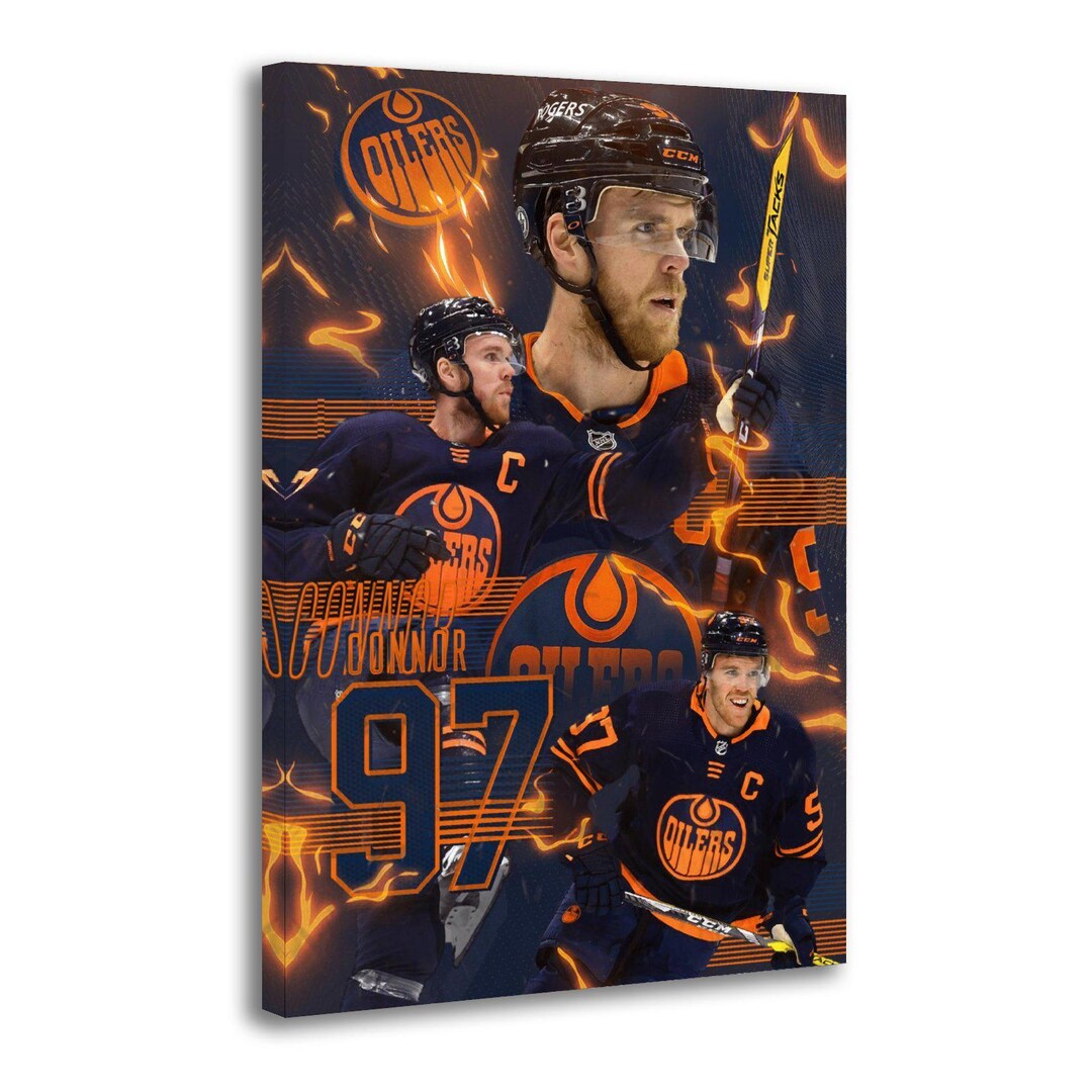 Connor Mcdavid Classic Sports Poster Cool Art Canvas Painting on Canvas ...