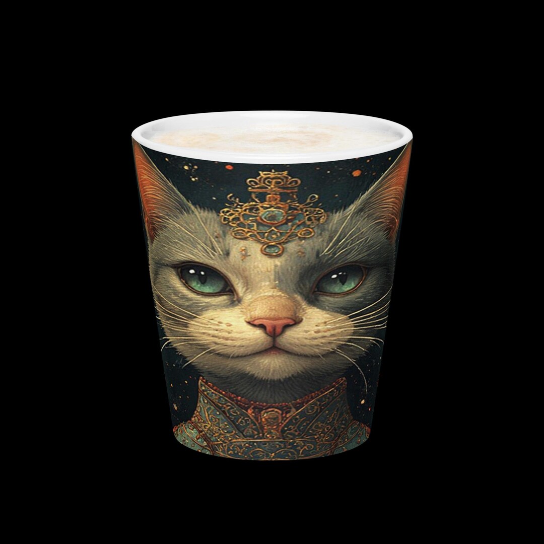 Princess Cat Latte Mug - Etsy