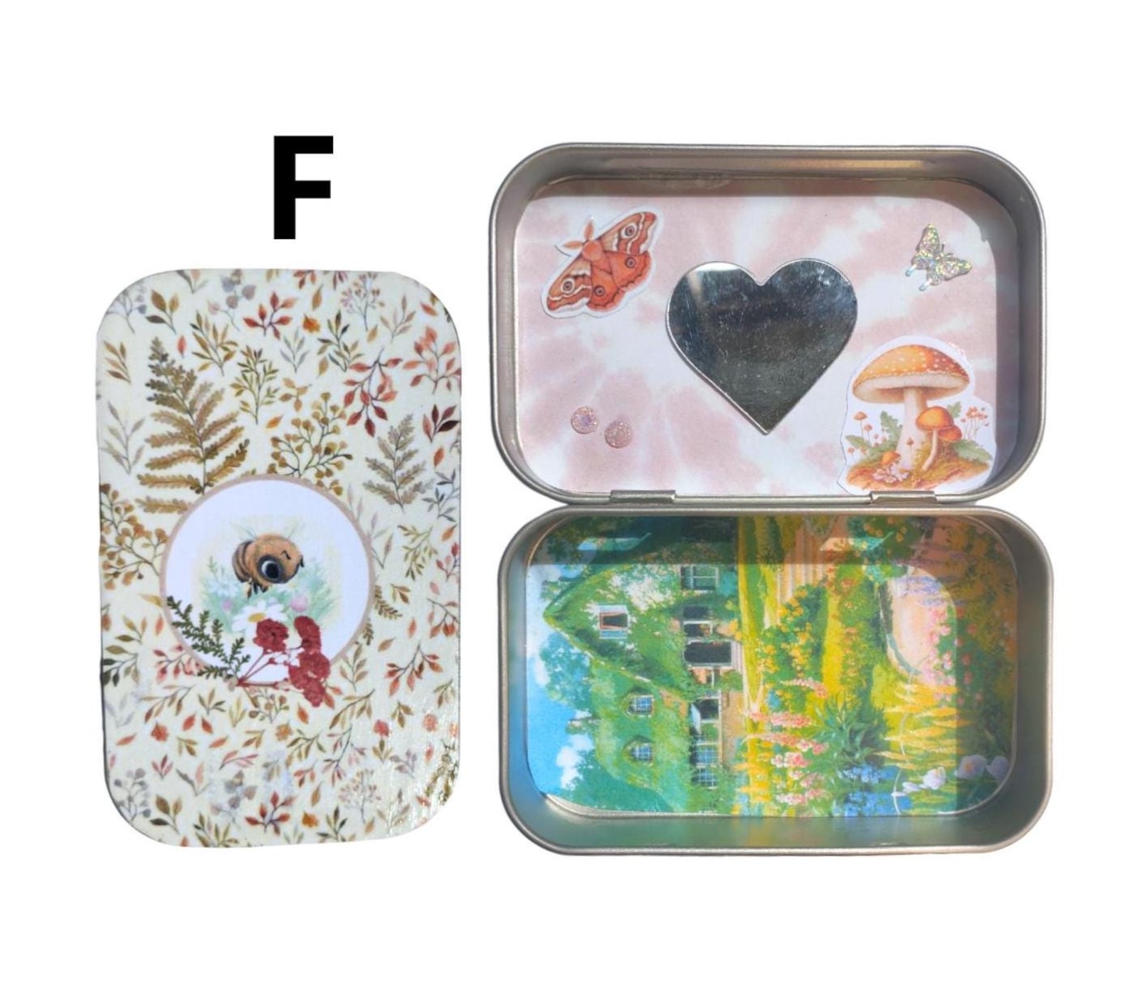 Metal Wallet Box, Altoids Wallet, Tin Box, Altoids Wallet, Decorated ...