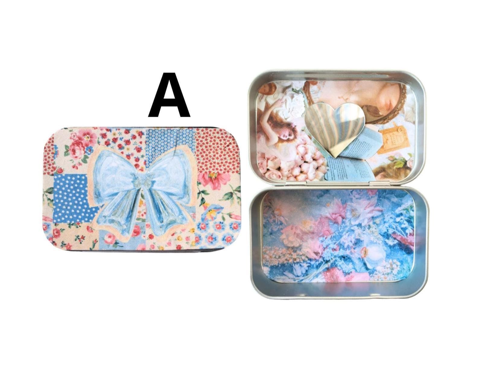 Metal Wallet Box, Altoids Wallet, Tin Box, Altoids Wallet, Decorated ...
