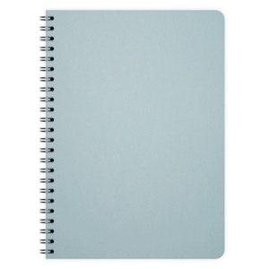Notebook DIN A5 - Color Light Blue - Etsy