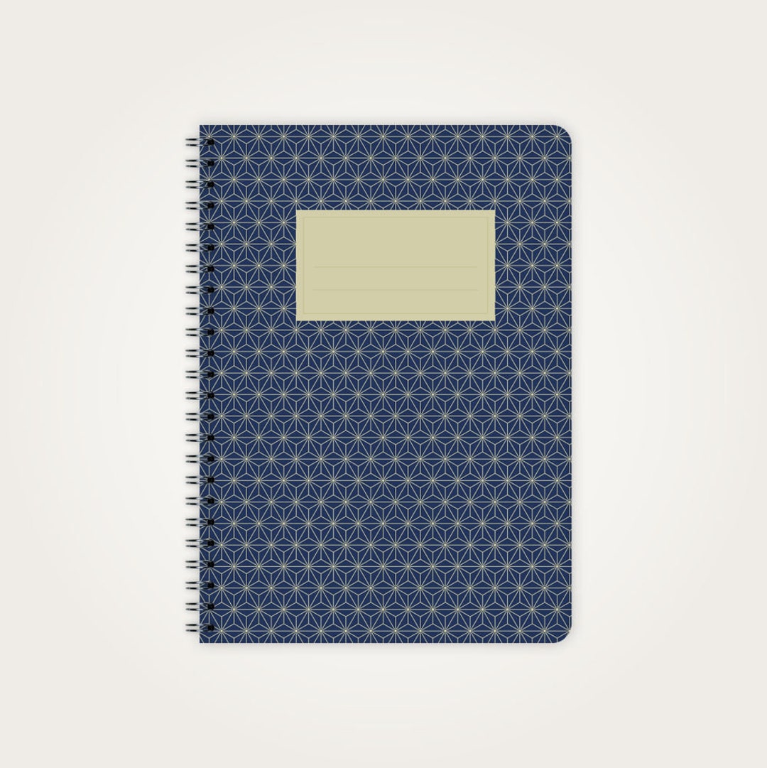 Notebook A5 | Japanese Pattern No. 1 | Organizer | Planner | Spiral ...