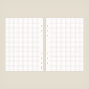 Inserts A5 Graph Paper 5mm Grid Filofax Websters Pages - Etsy